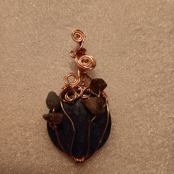 Rhonni Re | Jewelry | Lapis Lazuli Pendant For Wisdom Love Calm | Poshmark